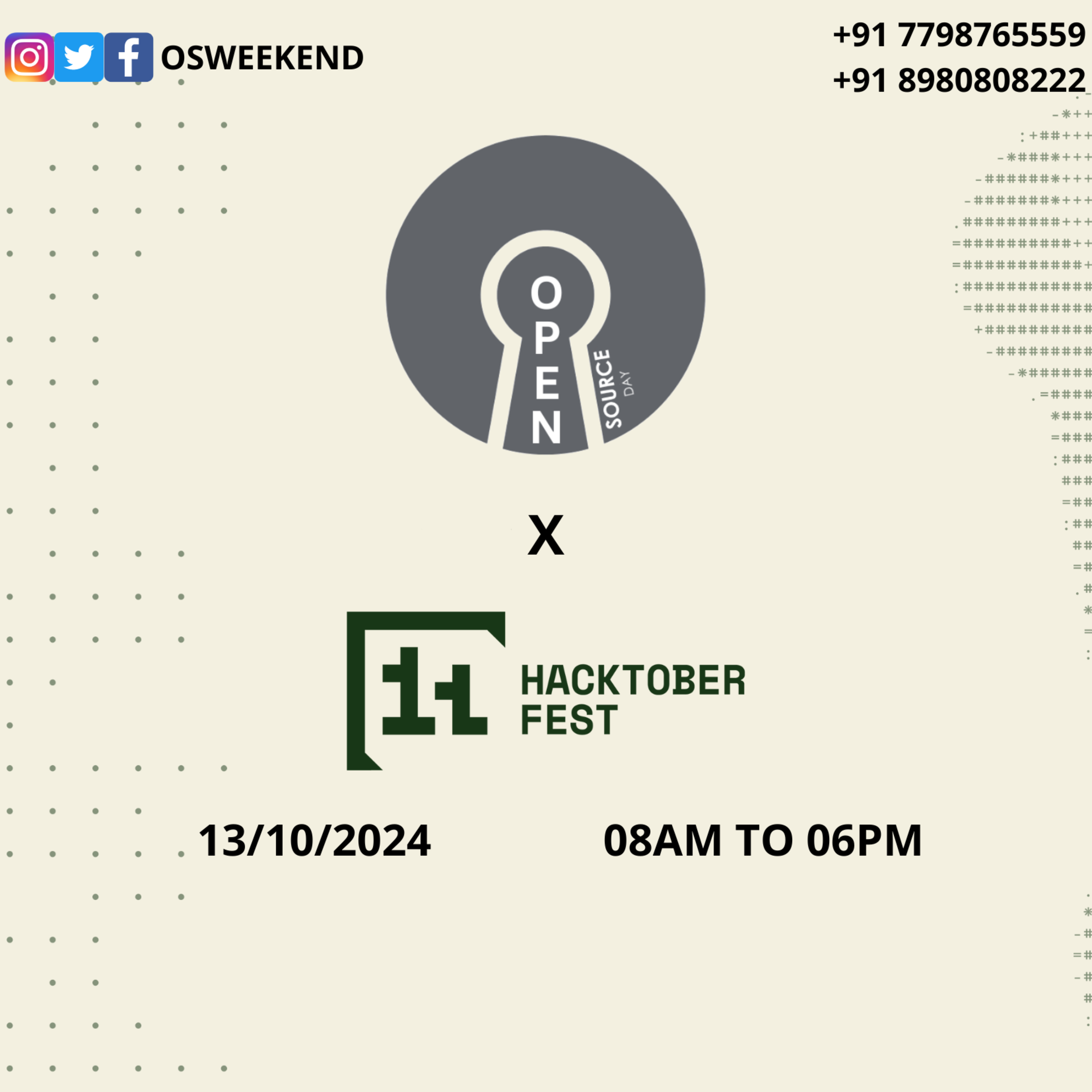 See Open Source Day X Hacktoberfest 2024 at Google Developer Groups GDG Cloud Gandhinagar